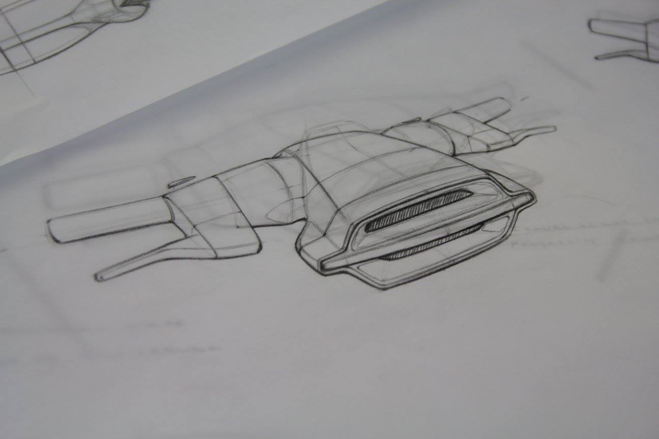 Lambretta Vendetta Design Drawings by Kiska | lambrettista.net