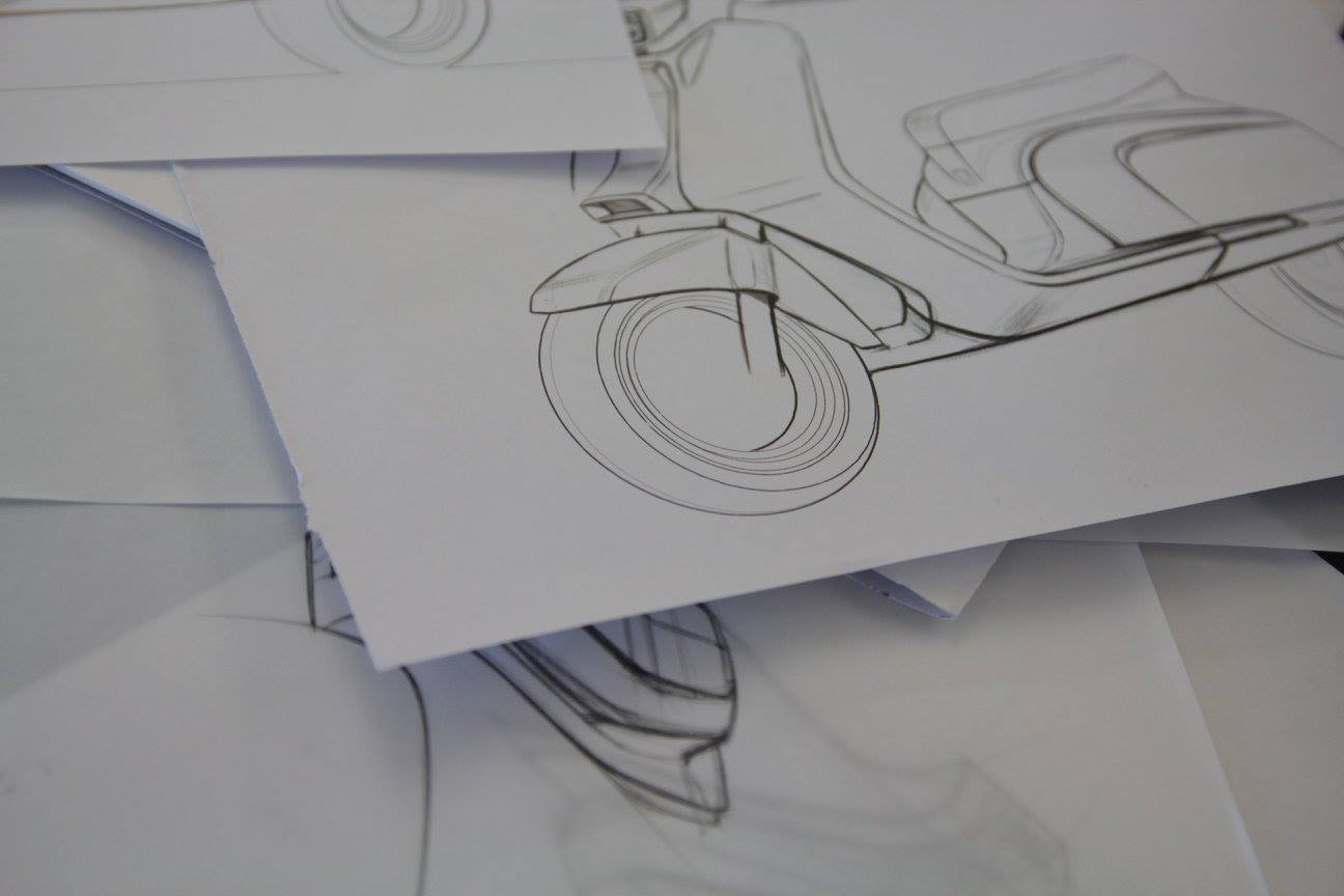 Lambretta Vendetta Design Drawings by Kiska | lambrettista.net