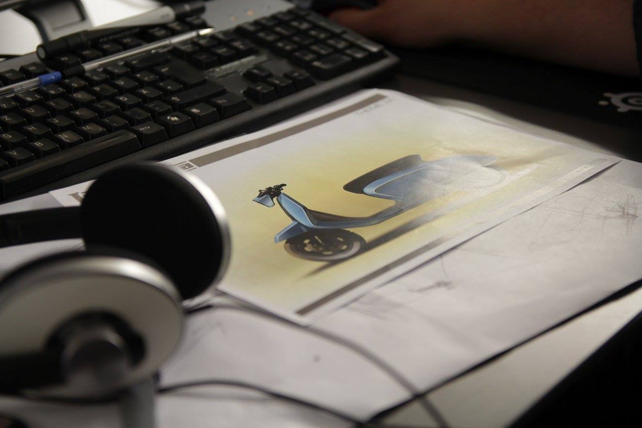 Lambretta Vendetta Design Drawings by Kiska | lambrettista.net